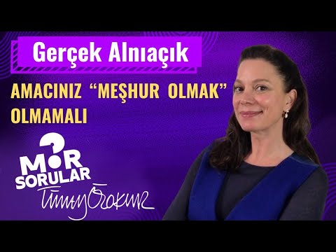 Gerçek Alnıaçık ile Sahneden Ekrana Bir Başarı Hikayesi | Tümay Özokur ile Mor Sorular