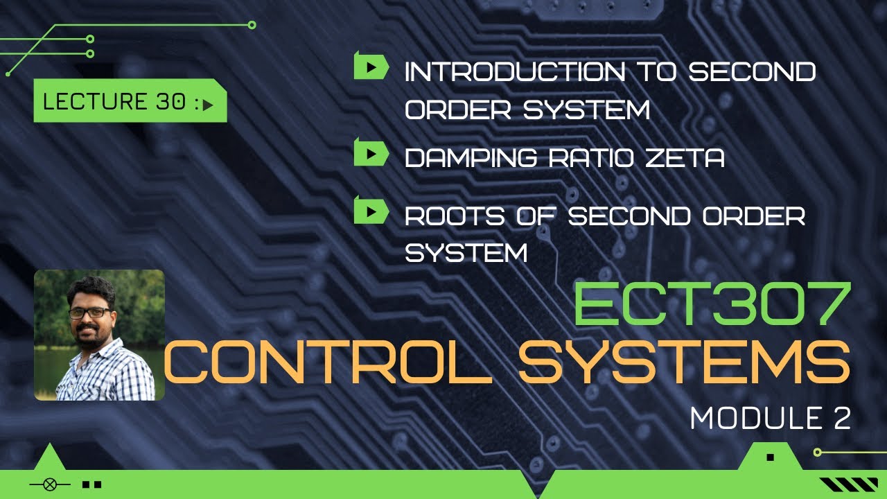 Introduction to Second order system | Control system - Module 2 | Lect ...