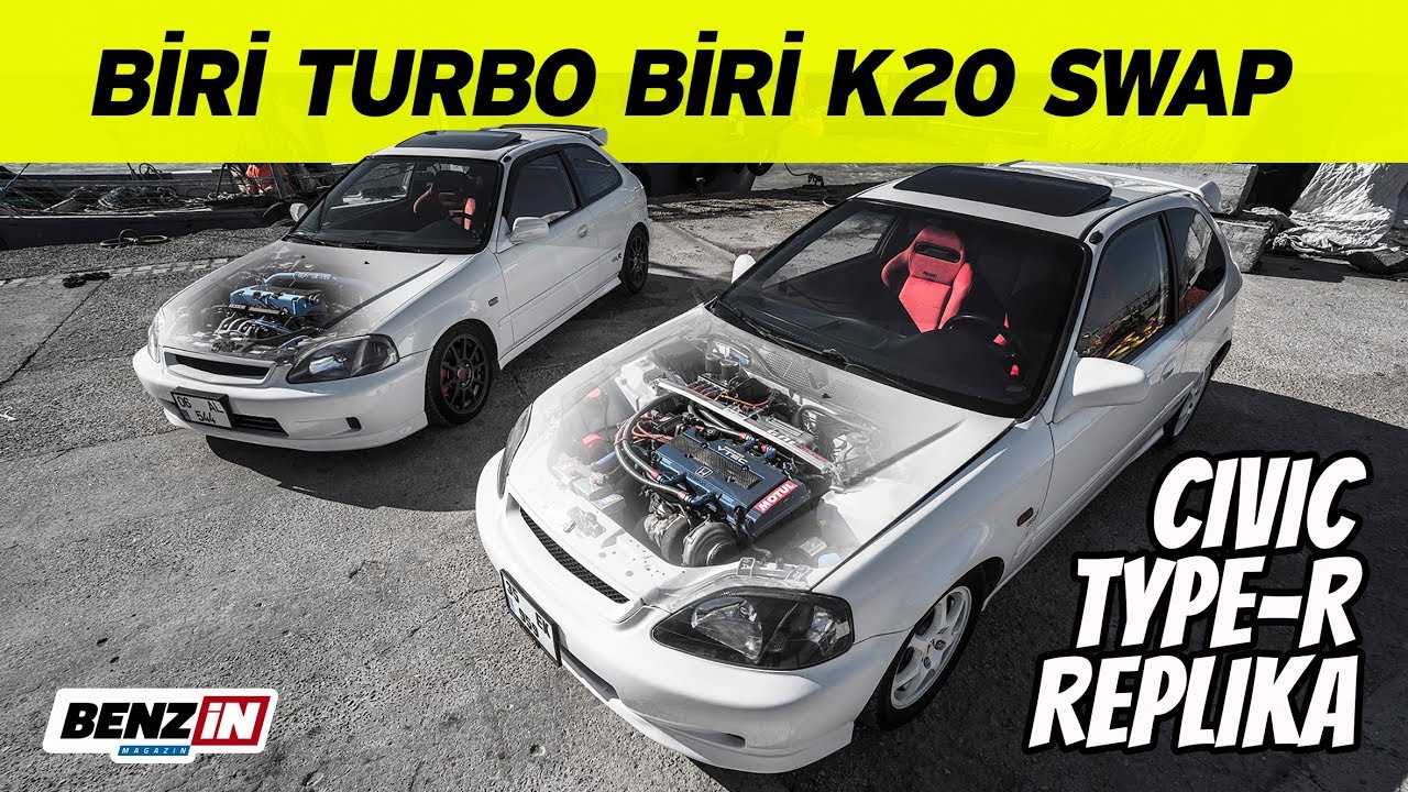 Honda Civic EK Turbo vs K20 Swap | Bir tur versene - YouTube
