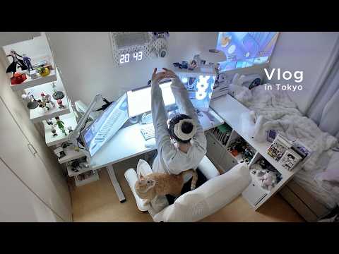 生活力をUPしたいﾌﾘｰﾗﾝｽの日常vlog🏡🎀スキンケア購入品📦和食と韓国料理🍳最近ハマってるゲーム🎮