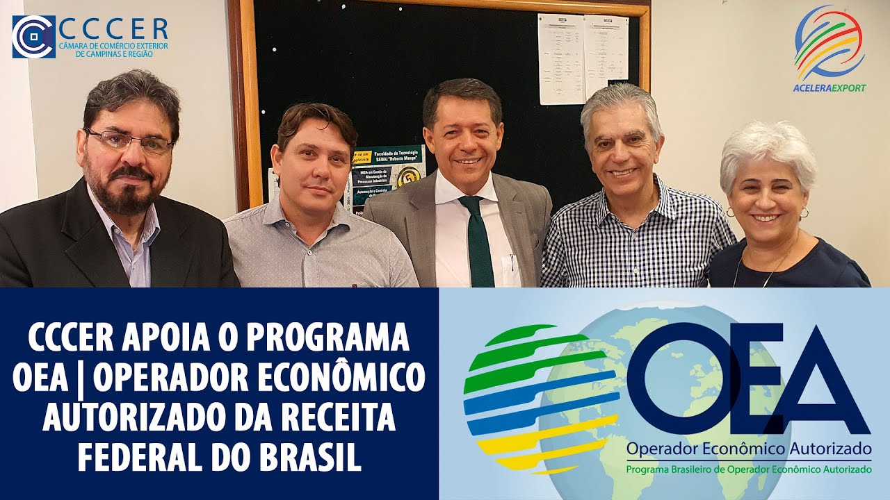 CCCER APOIA O PROGRAMA OEA | OPERADOR ECONÔMICO AUTORIZADO DA RECEITA ...
