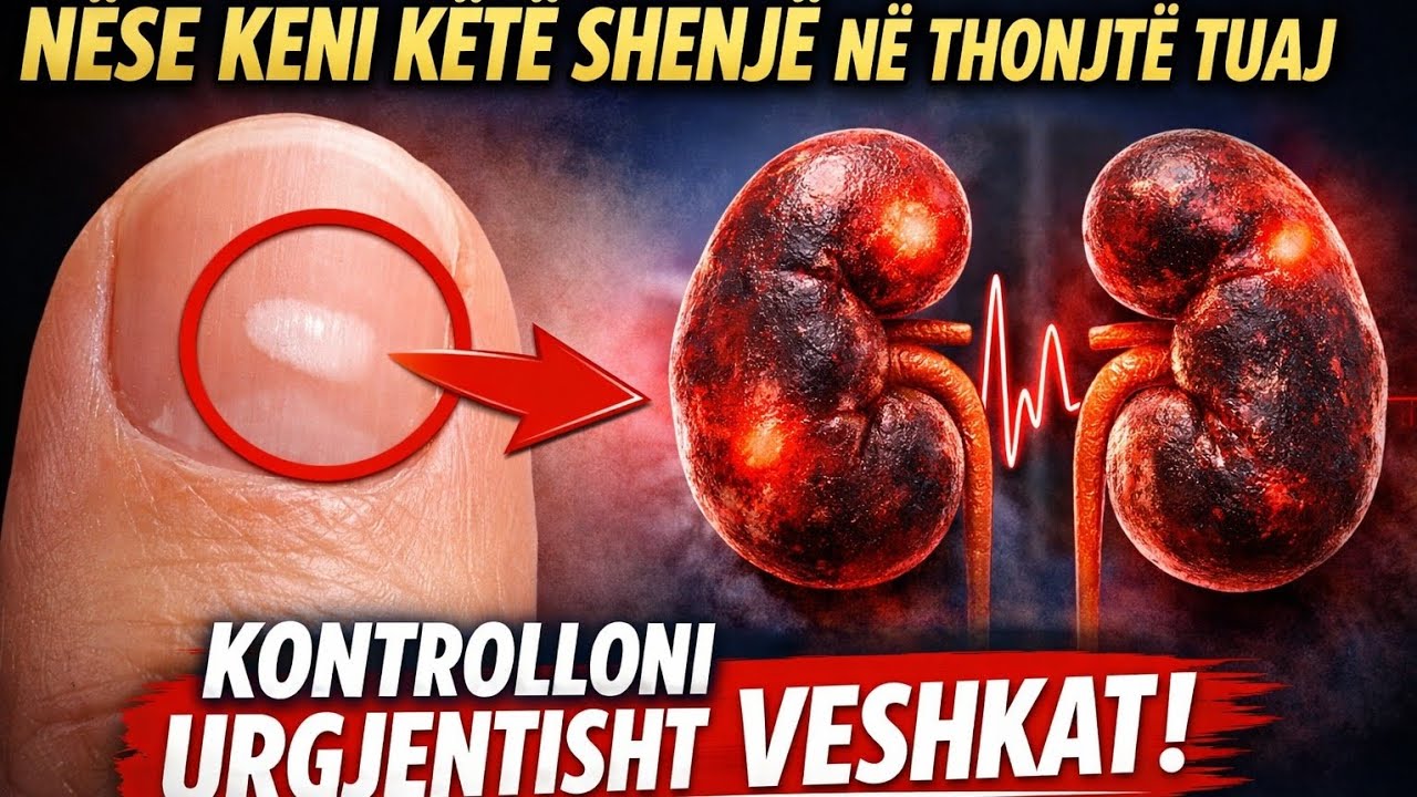 Nëse keni këtë shenjë në thonjtë tuaj, kontrolloni urgjentisht veshkat ...