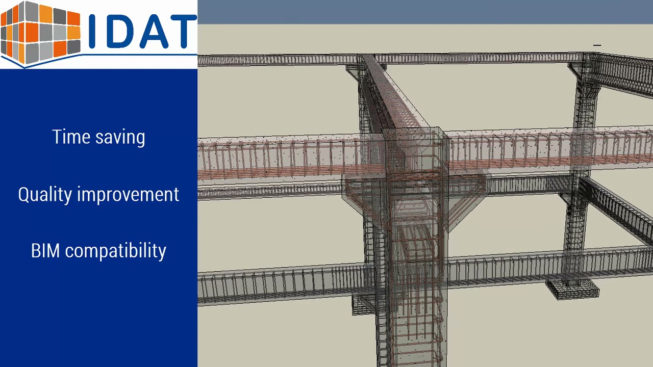 IDAT Revit Precast - technical design of precast concrete parts - YouTube