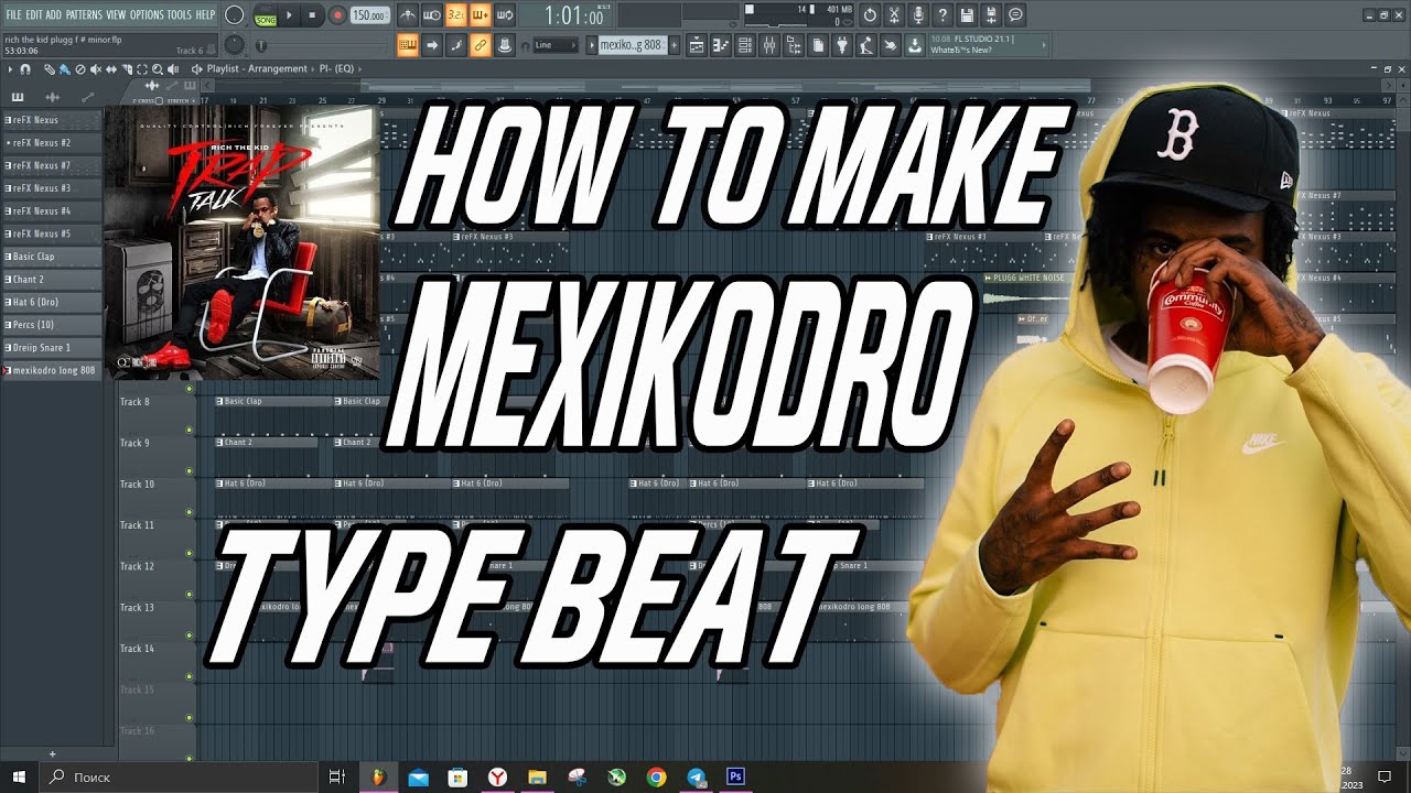 How to make Mexikodro type beat | Plugg Tutorial 2023 - YouTube