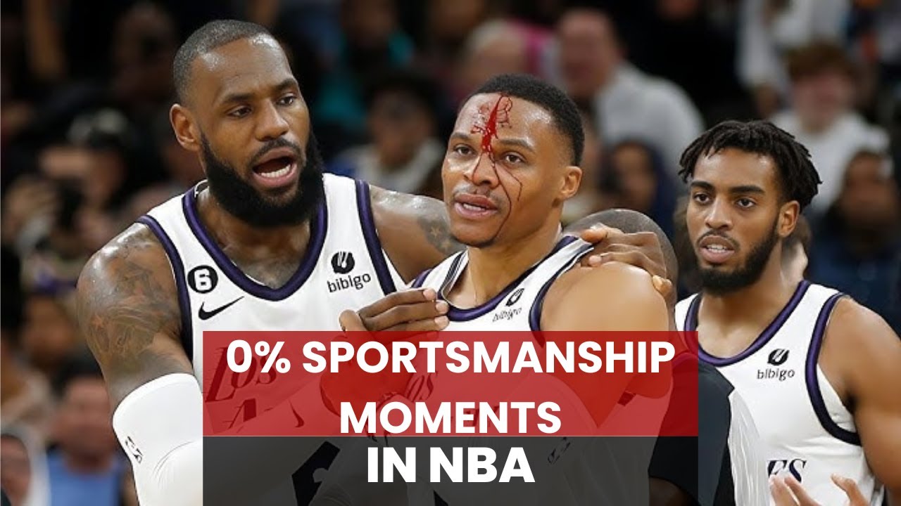 0% Sportsmanship Moments in NBA - YouTube