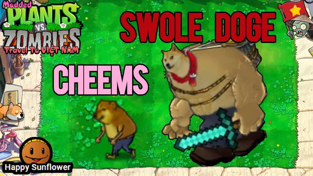 Swole Doge & Cheems Gargantuar - Meme Modded PVZ Gameplay (Plants VS ...