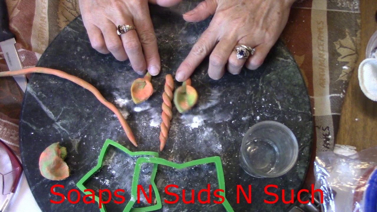 How to make unicorn horns and ears soap embeds using soap dough recipe ...