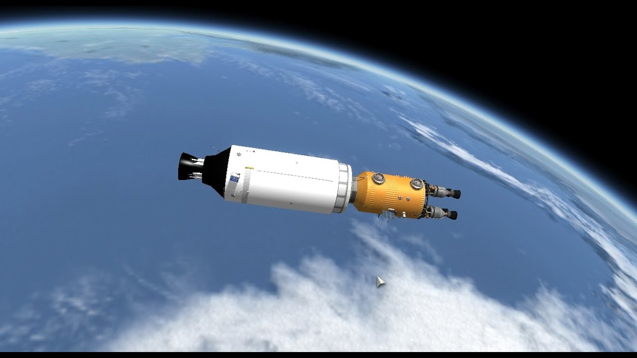 Reusable KSP2.3 - Deep Space Transfer Stage Deployment - YouTube