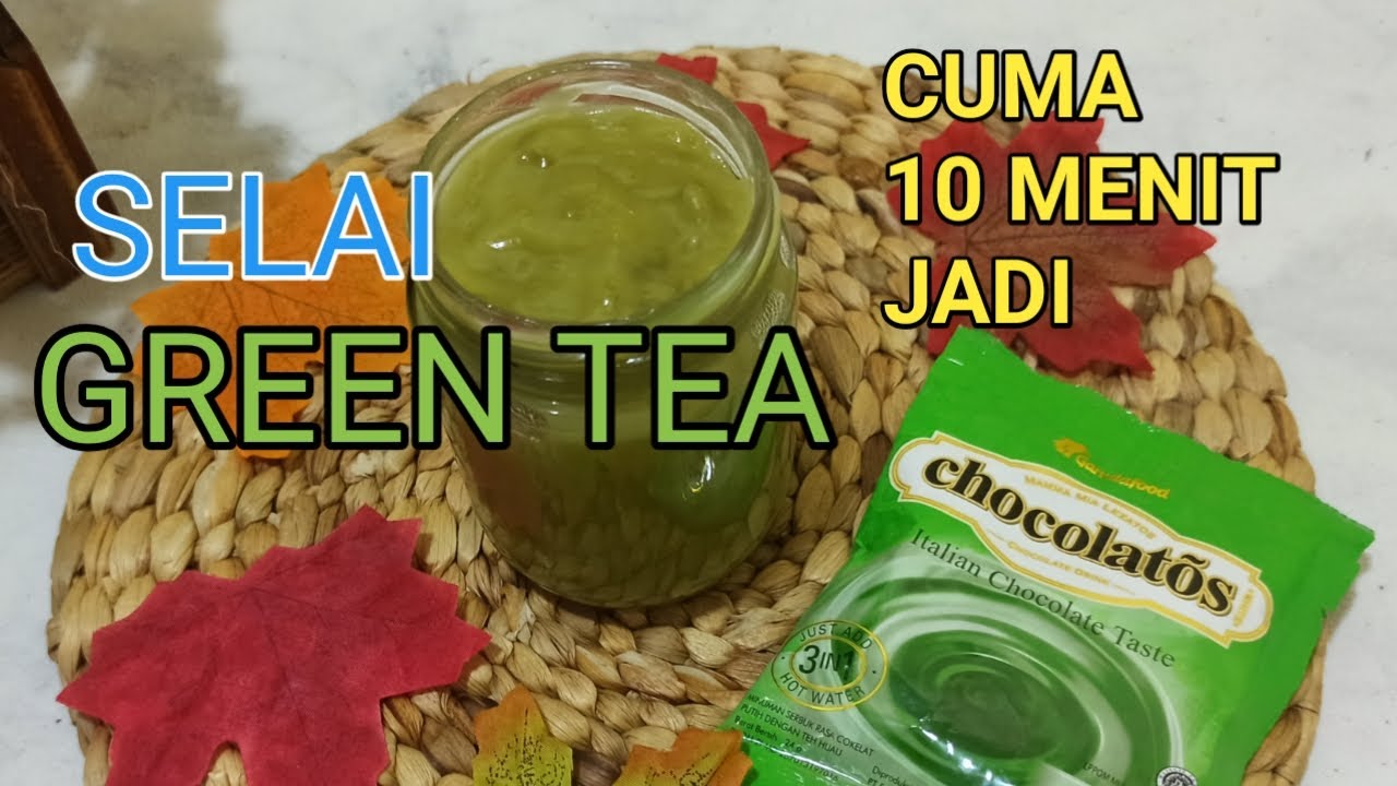 Cara Membuat Selai Green Tea - Selai Green Tea Chocolatos Matcha - YouTube