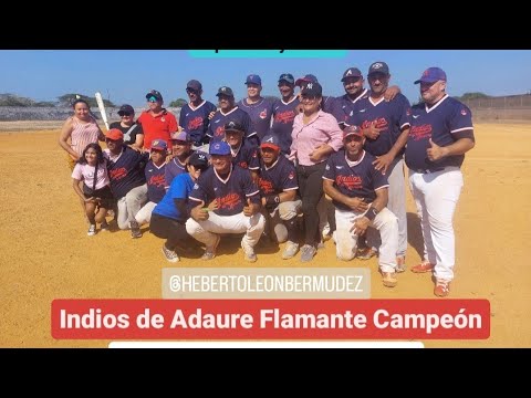 Gran Final Indios de Adaure Vs. Caribes de La Bomba - YouTube