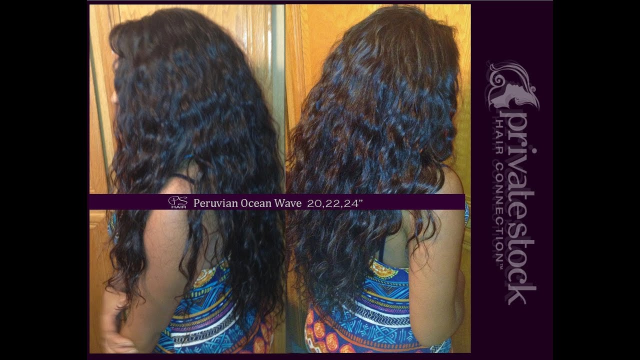Private Stock Hair Connection Peruvian Ocean Wave - YouTube