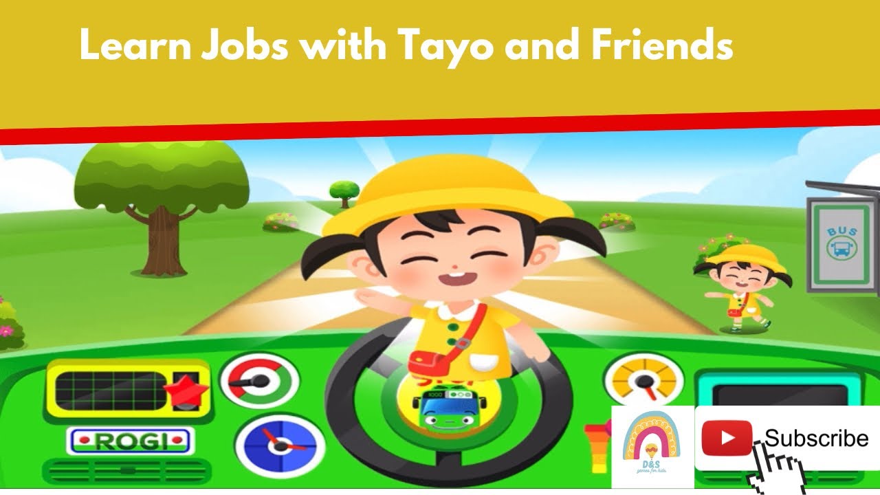 Learn Jobs with Tayo | D&S for Kids ~@dsforkids9844 - YouTube