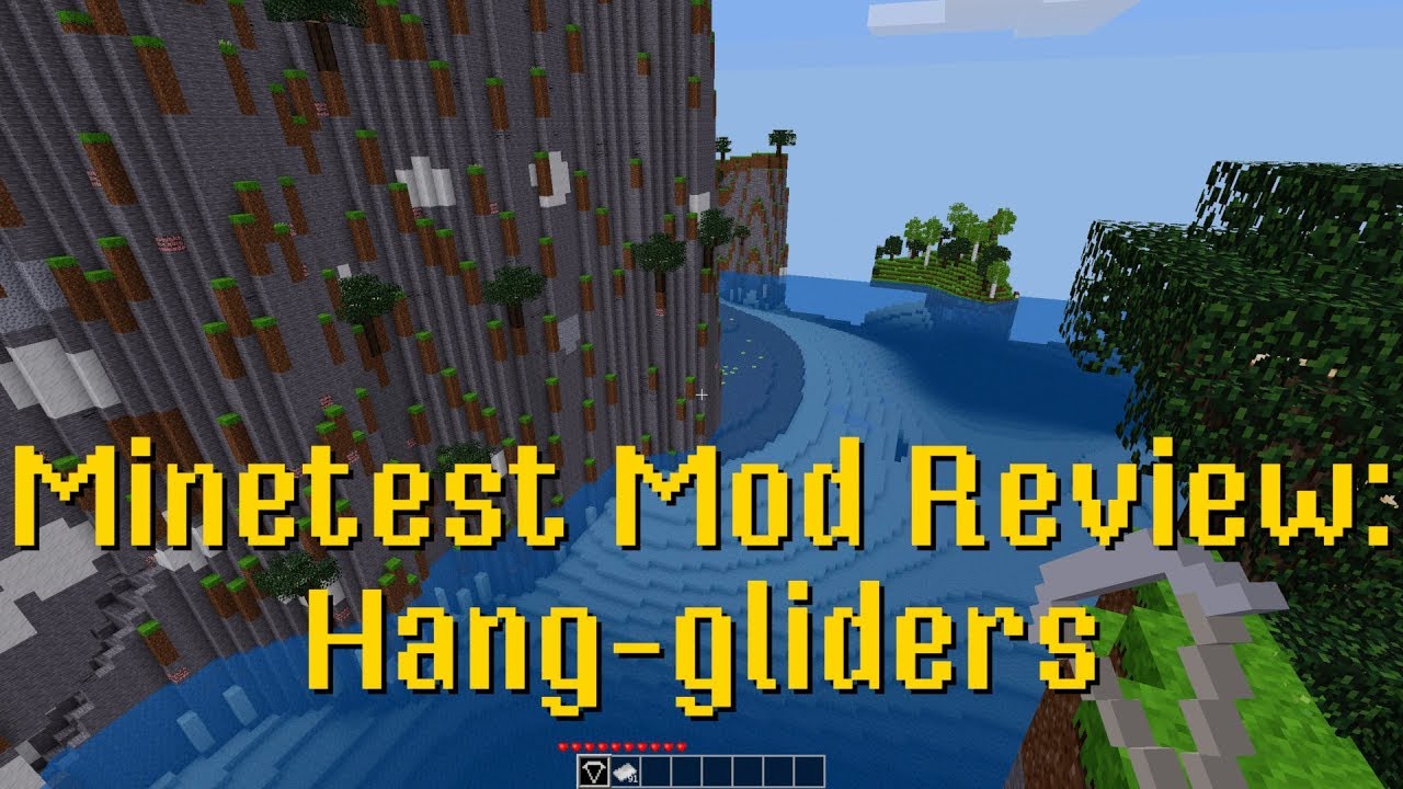 Minetest Mod Review: Hang-gliders - YouTube