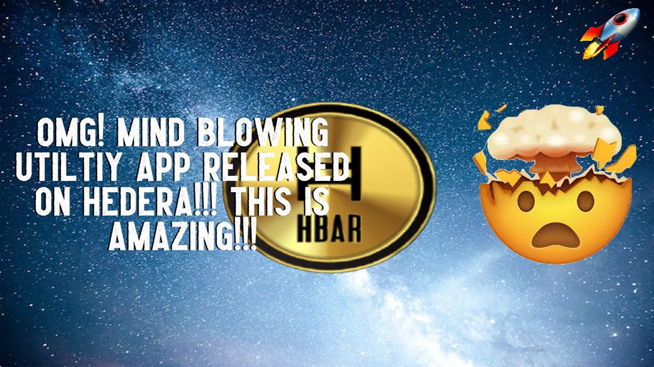 OMG! MIND BLOWING UTILITY APP RELEASED ON HEDERA!!! - YouTube