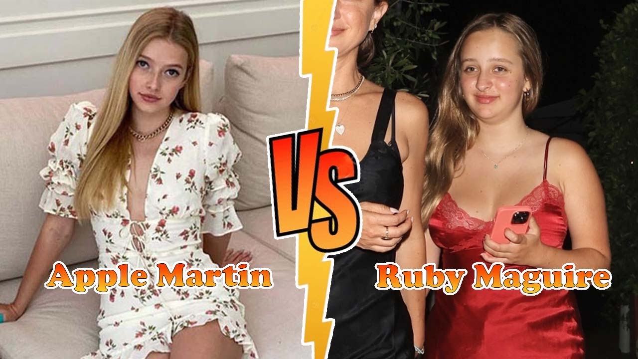 Apple Martin Vs Ruby Maguire (Tobey Maguire's Daughter) Transformation ★ From 00 To 2023 - YouTube