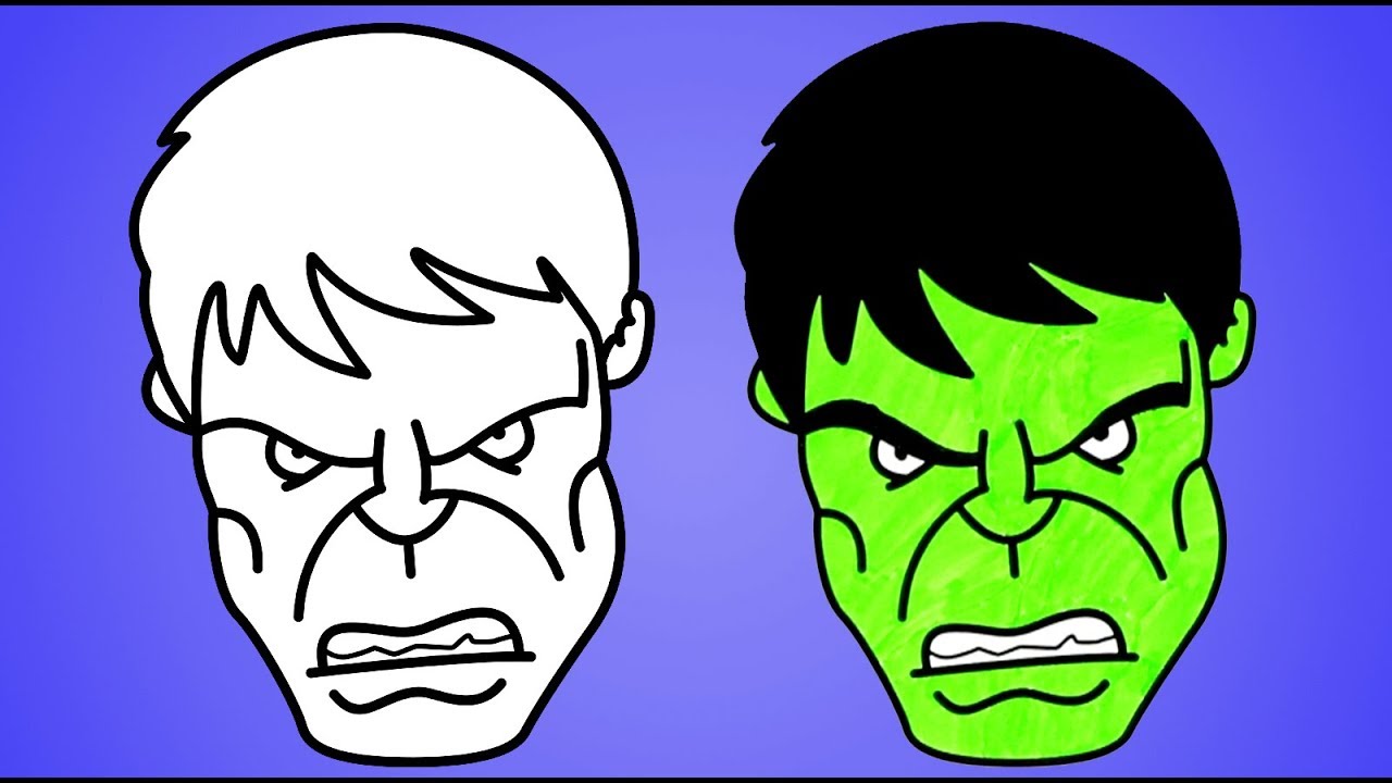 How To Draw HULK in simple steps | Marvel Character - YouTube
