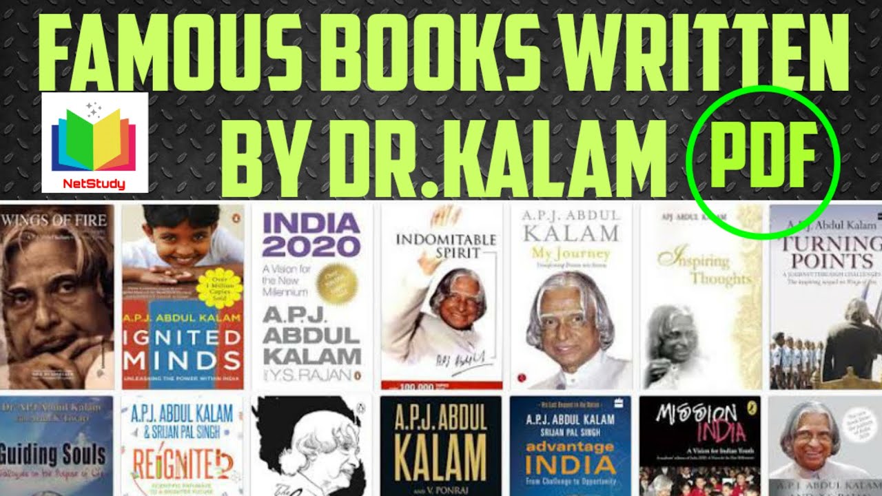 #netstudy || Dr.APJ Abdul Kalam || All Famous Books || books and ...