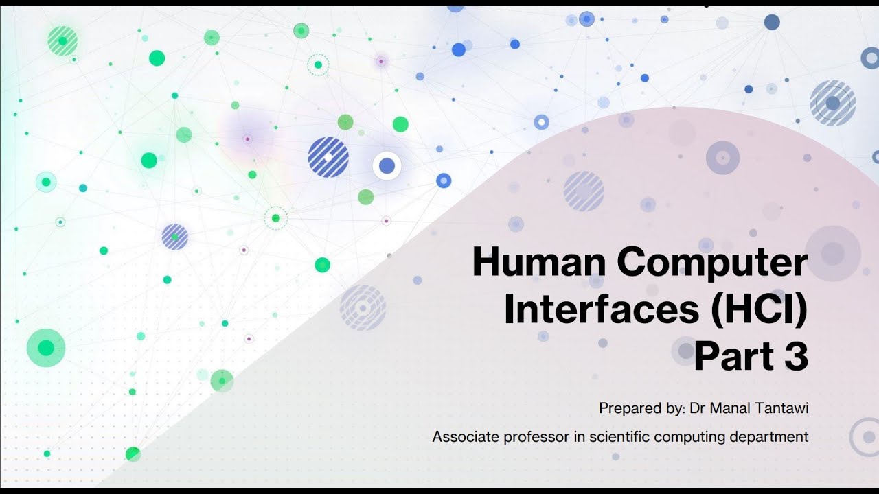 Human-Computer Interfaces Lecture 6 - YouTube