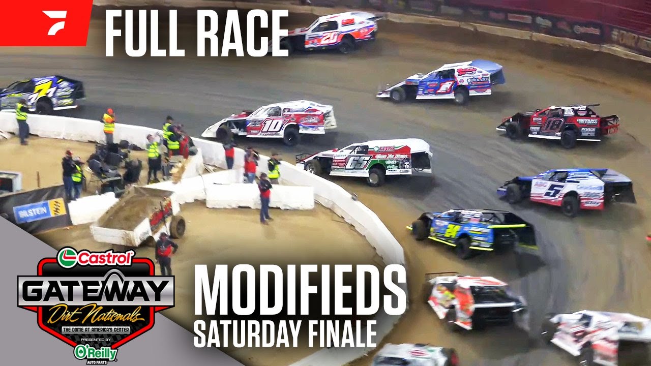 FULL RACE: 2024 Castrol Gateway Dirt Nationals Modified Finale - YouTube