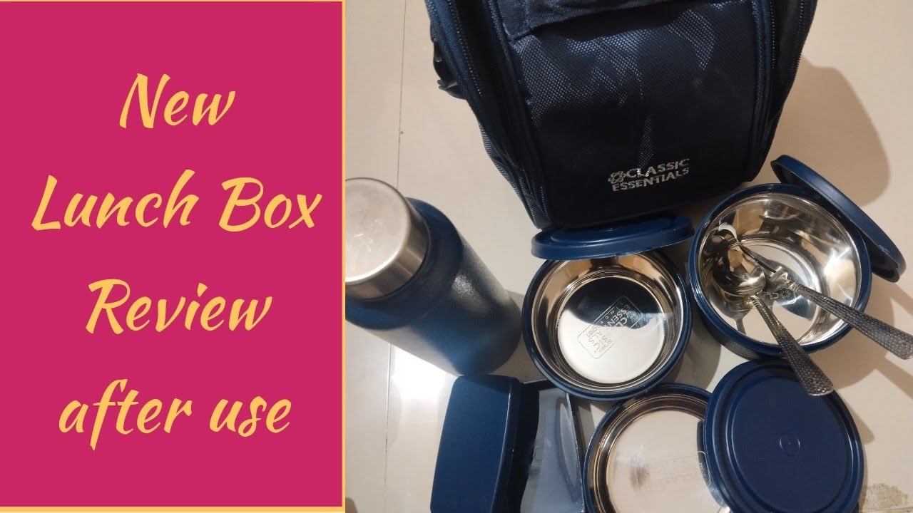 My New Lunch Box Review after use | Lunch Menu | Lunch Meal Combo ...