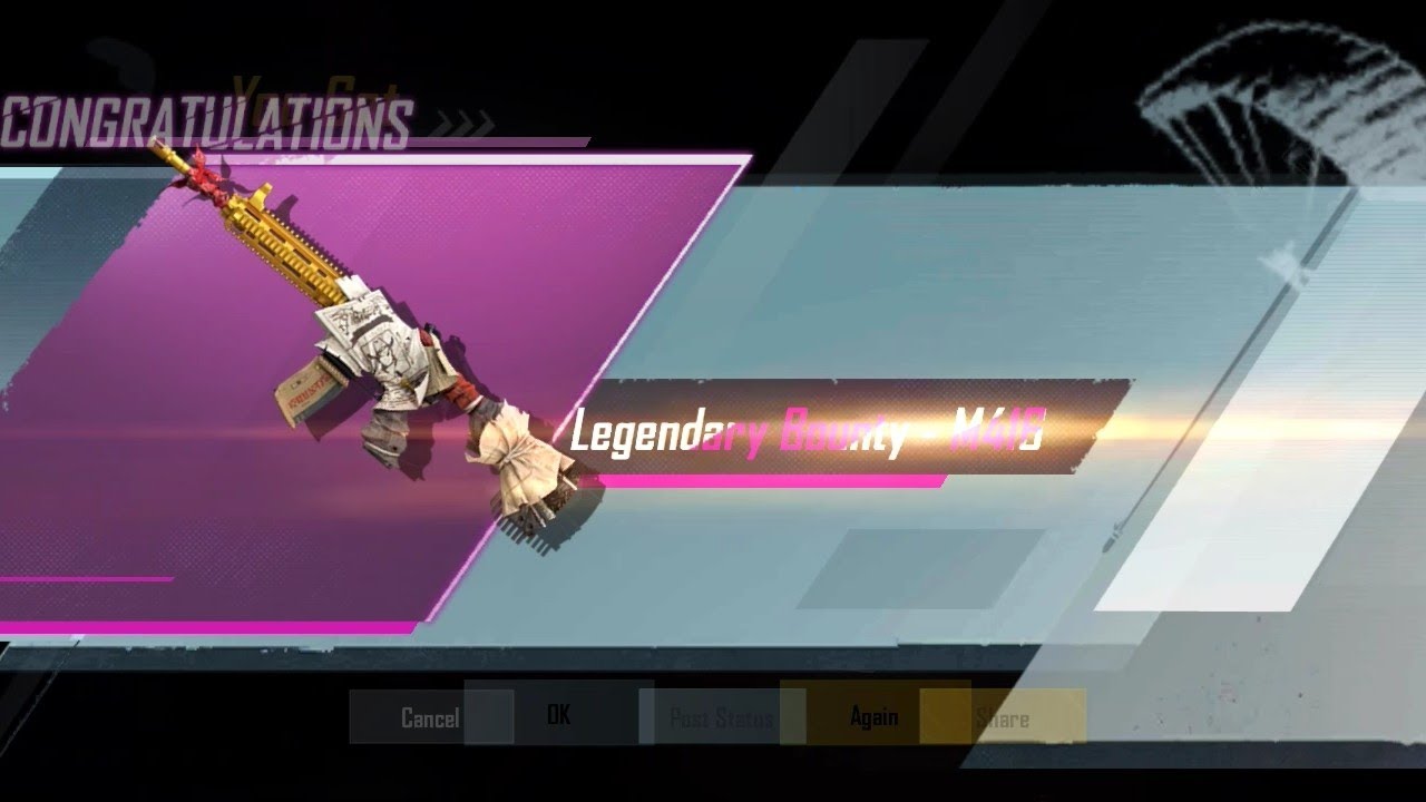 i got M4 legendry Bounty M4 - YouTube