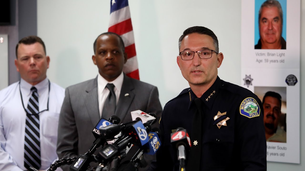 Morgan Hill police chief identifies victims and shooting suspect - YouTube