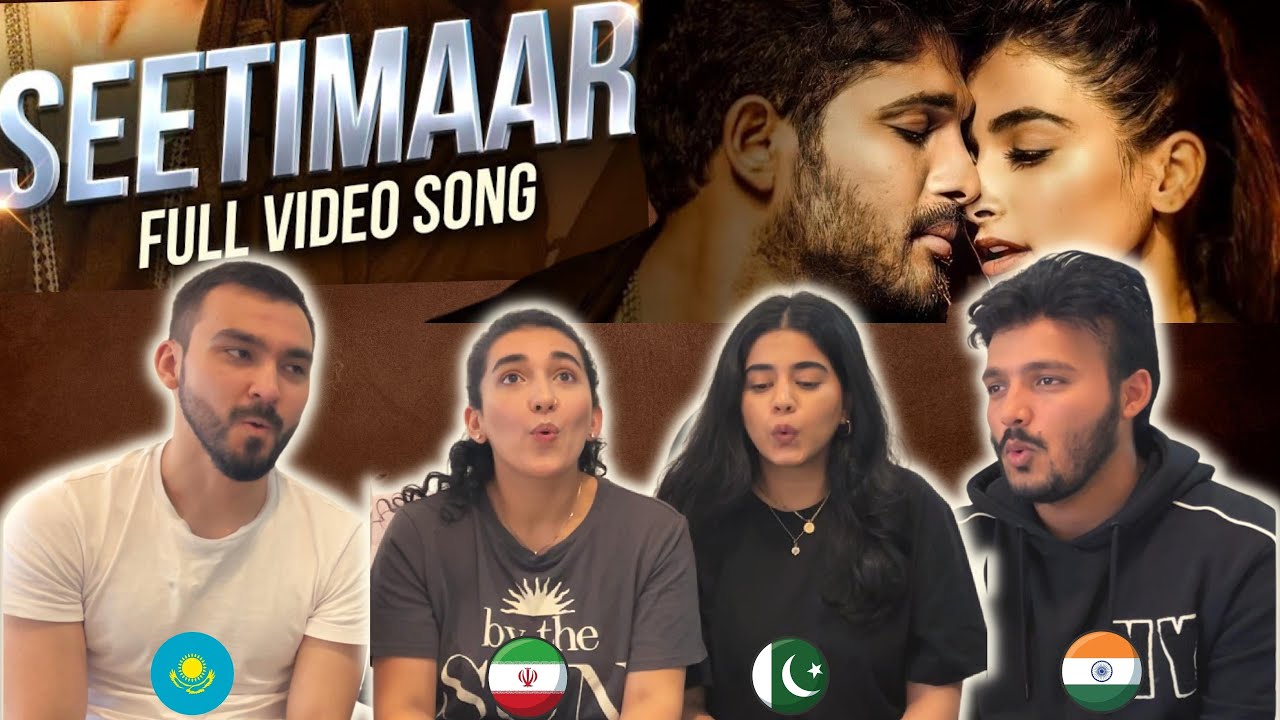SEETI MAAR Video Song REACTION! Allu Arjun | Pooja Hegde | Telugu Music ...
