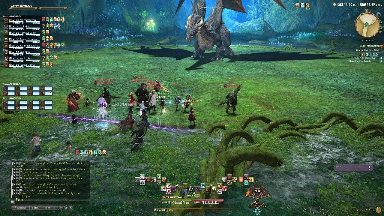 FFXIV - Jeuno: The First Walk - Fafnir the Forgotten - YouTube