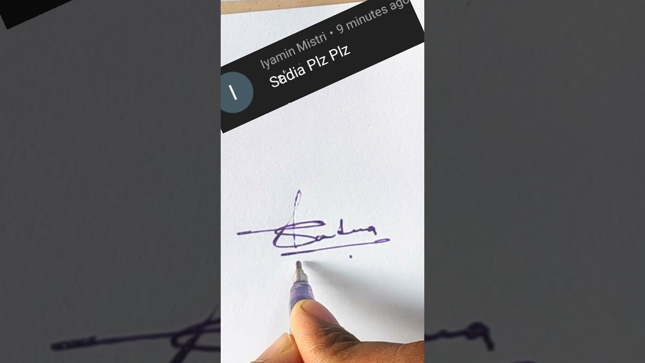 Sadia Name signature style ||S letter Style || Firozkhanbd - YouTube