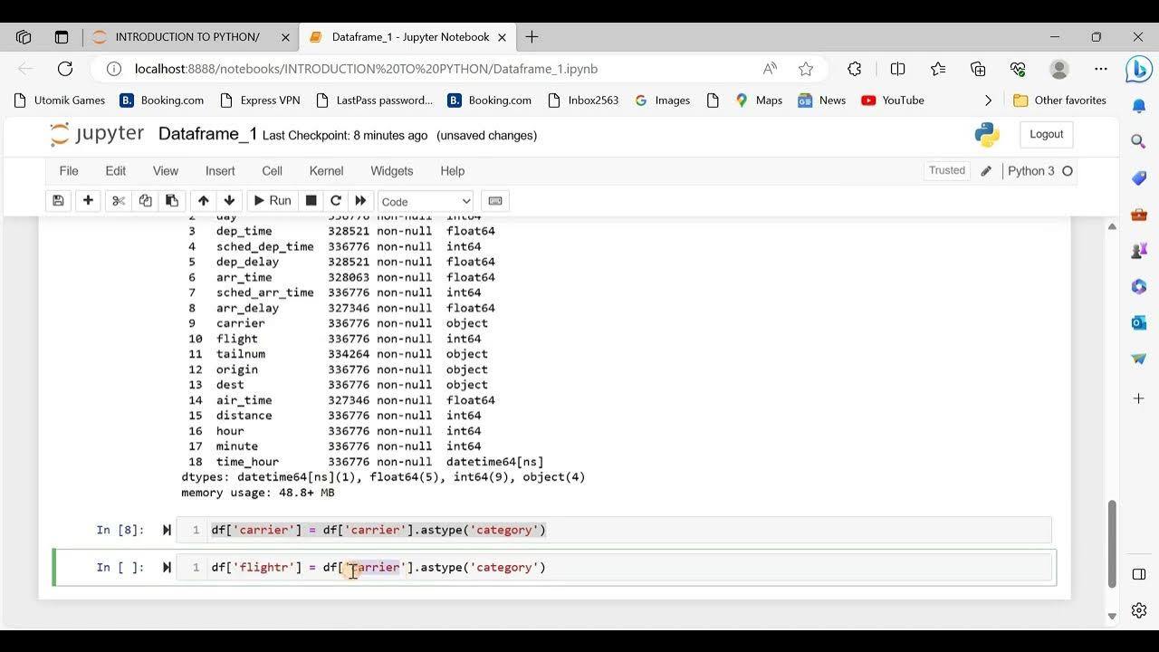 Dataframe part I - YouTube