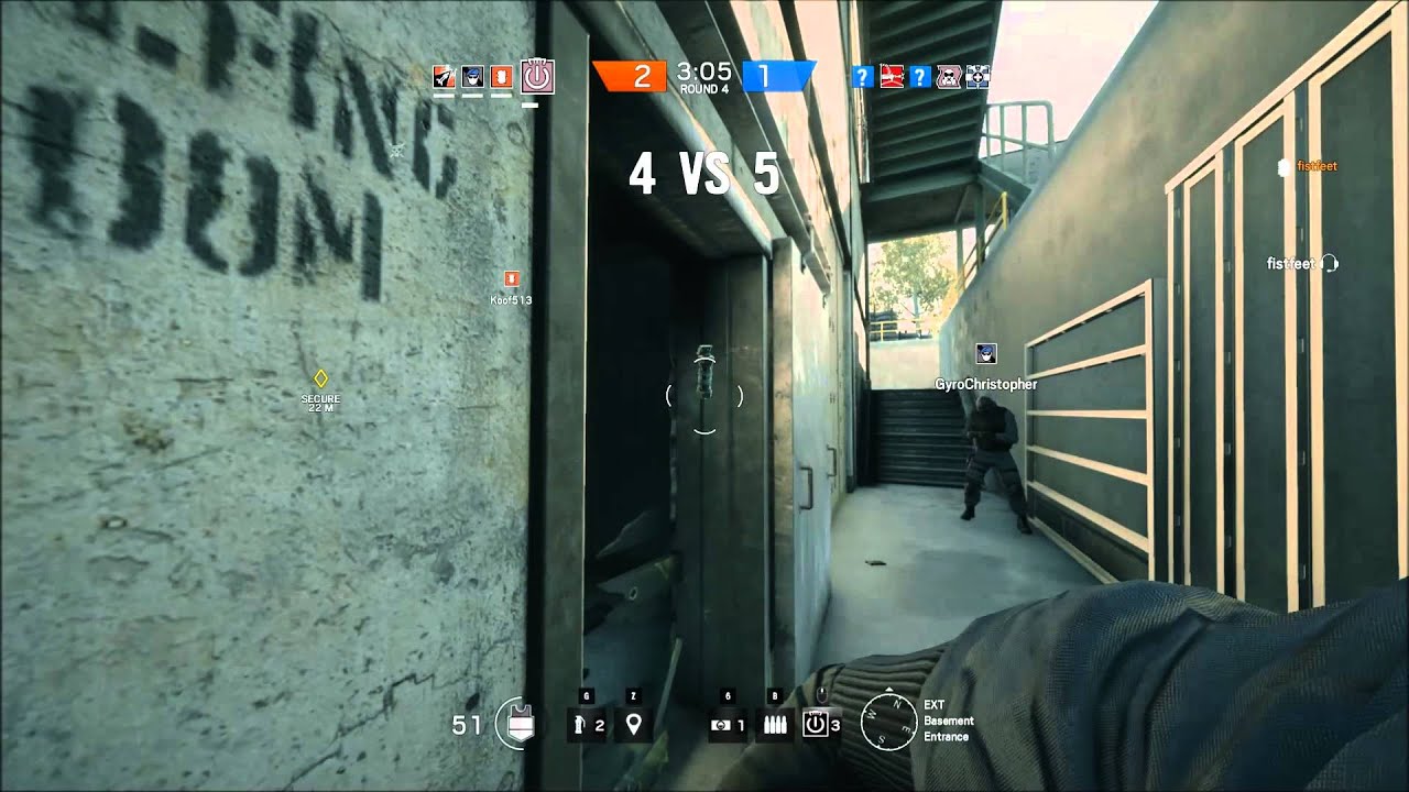 Rainbow Six: Siege Self Tactics with a Drone - YouTube