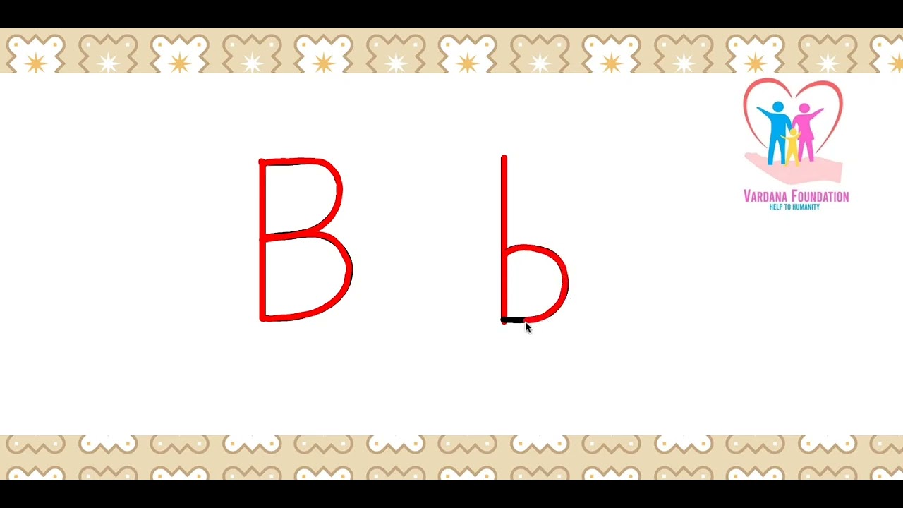 Let's learn Capital & Small Script letter B - YouTube