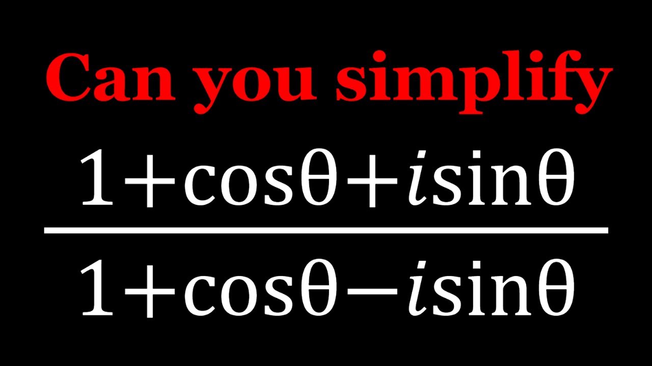Surprising Result from a Complex Expression P20 - YouTube