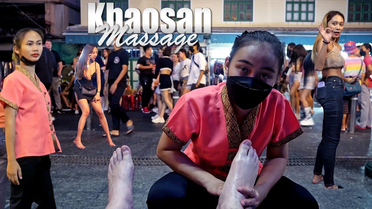 Massage By Cute Thai Girl In Khaosan Road Bangkok Nightlife 2022 Youtube