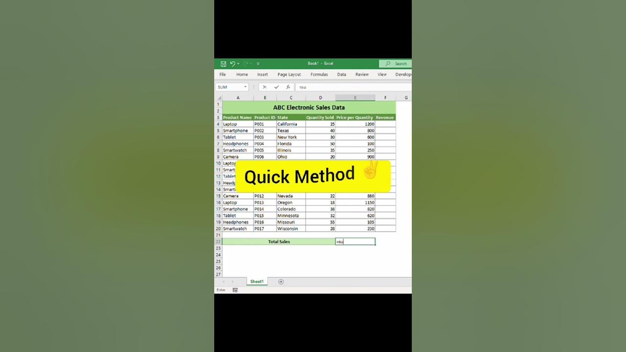 How to Use SUMPRODUCT Function in Excel | #excel #excelacademy #exceltips #exceltricks # ...