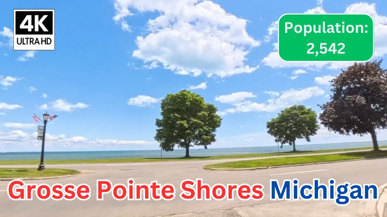 Driving Through Grosse Pointe Shores, Michigan | Luxury Lakeshore ...