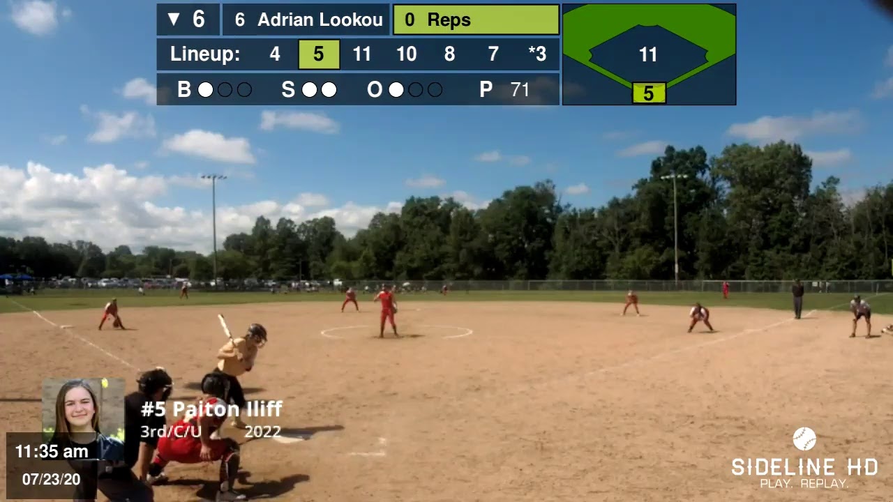 Adrian Lookouts 16U vs Reps (2020.07.23) - YouTube