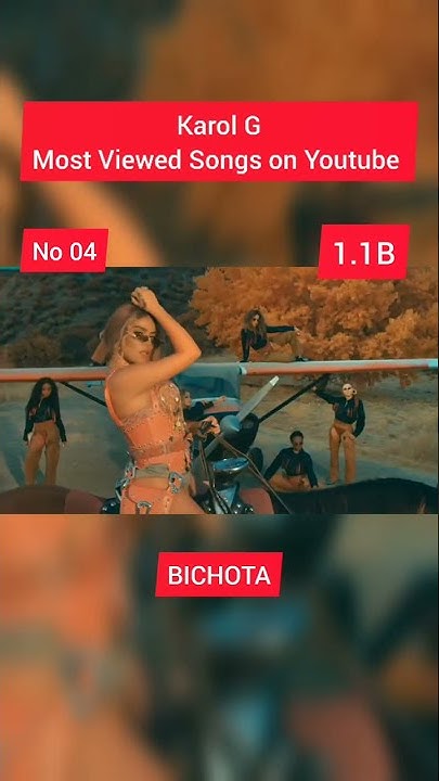 Top 05 Karol G Songs on Youtube - MY MUSIC #shorts #short #KarolG #trending #BICHOTA #PROVENZA # ...