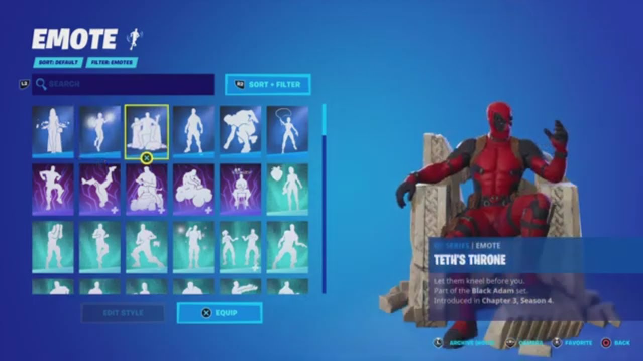 Marvel's Deadpool Doing All Of My Emotes On Fortnite - YouTube