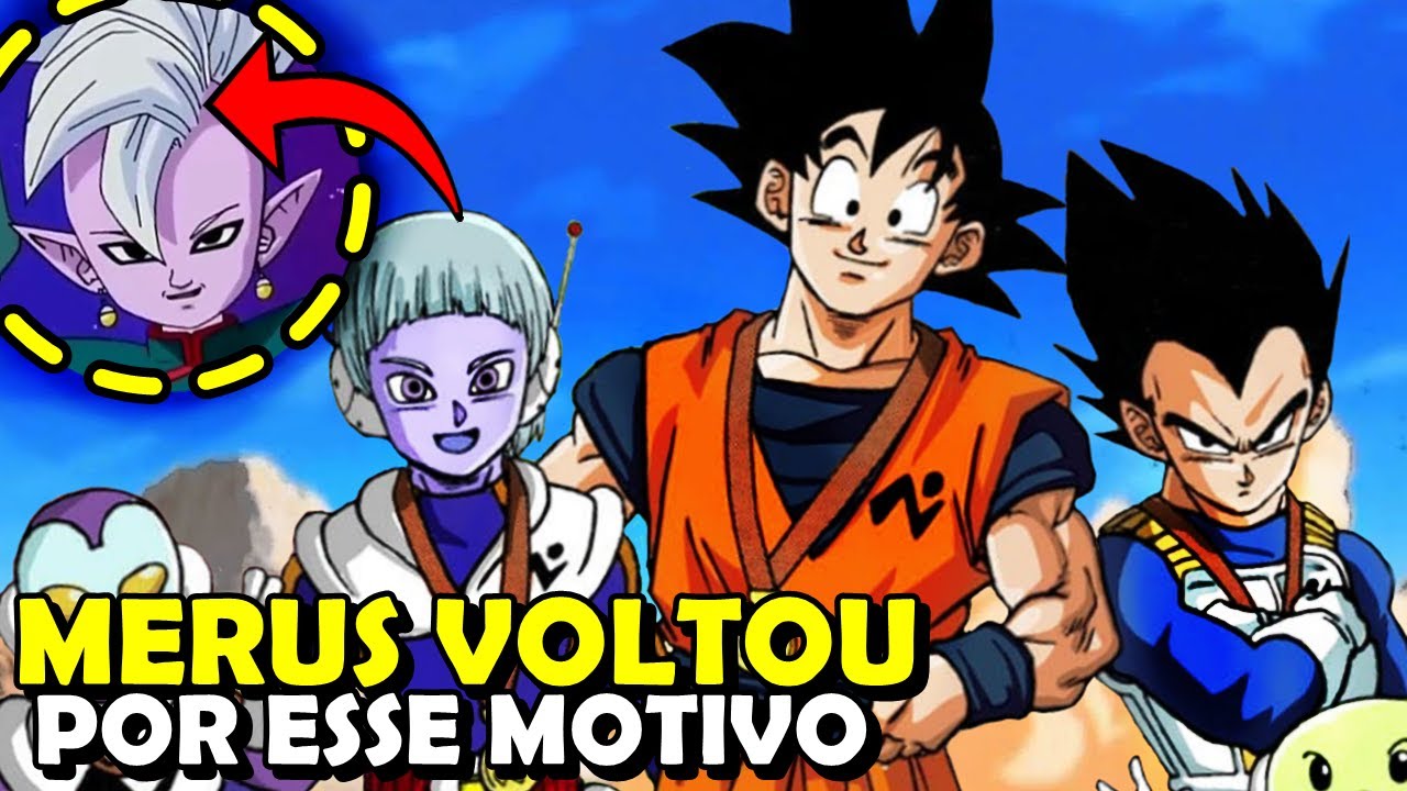 BOMBA!!! O destino FINAL de MERUS, GOKU, VEGETA e GRANOLA?! Mangá ...