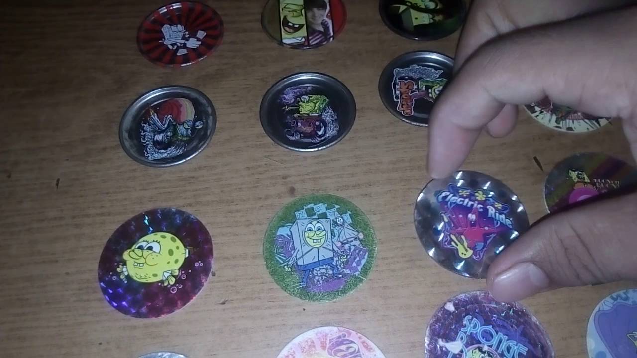 Tazos nikelodeon 2010 + porta tazos - YouTube