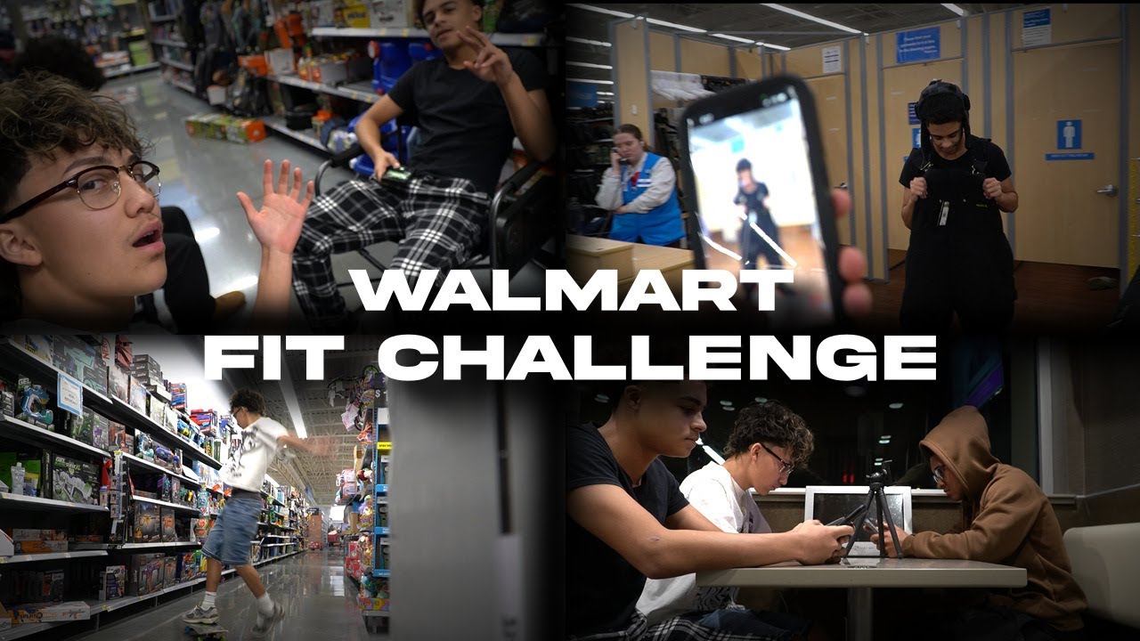 Walmart fit challenge , who will have the best fit ? 🤔 - YouTube