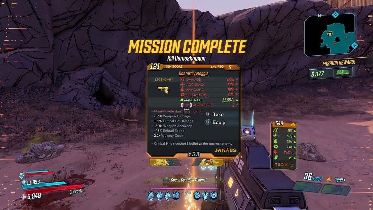 Borderlands 3 - RARE ENEMY / DEMOSKAGGON (Easter Egg) - YouTube