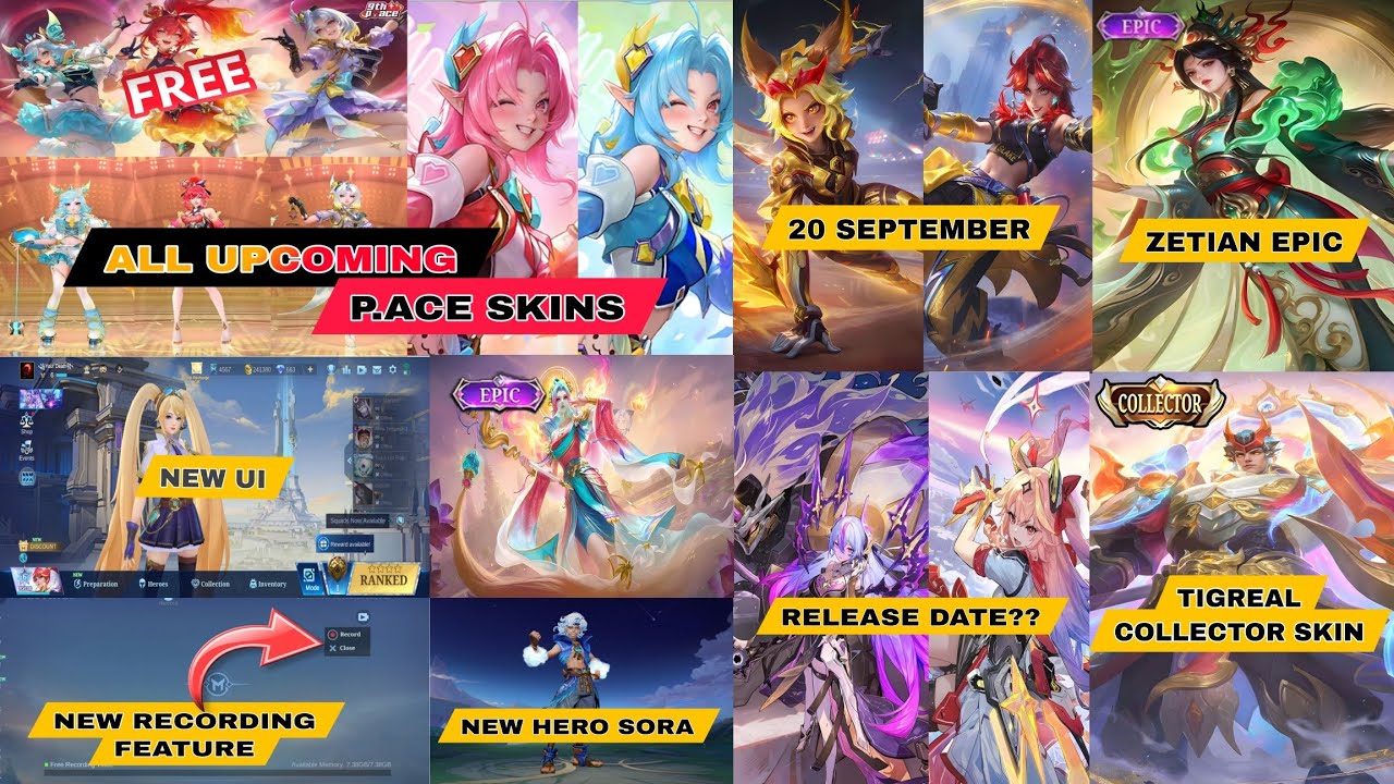 NEW HERO Sora (Luffy Vibes) + Upcoming Skins & Events 2025 | MLBB Leaks ...