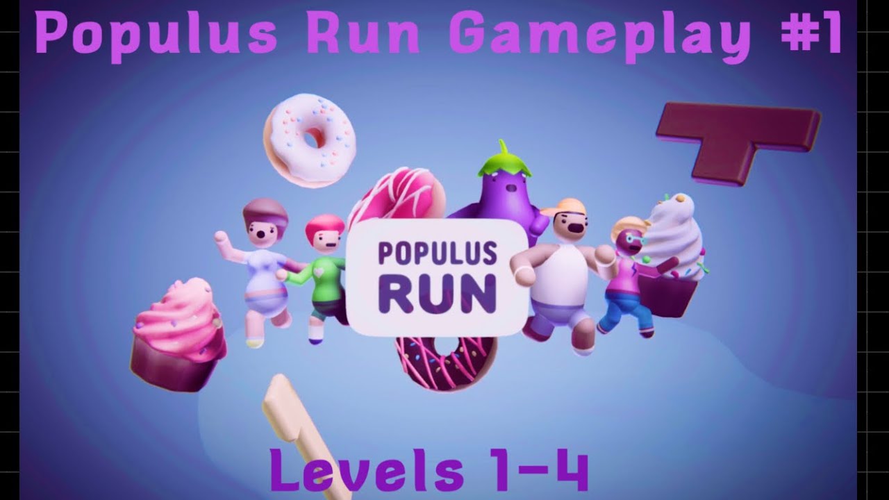 Populus Run Gameplay 😲(Levels 1-4) - YouTube