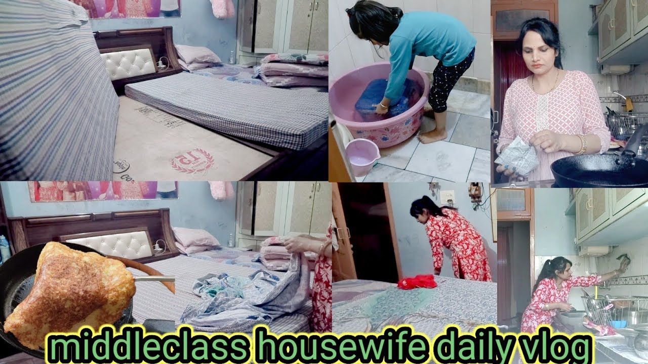 Middleclass housewife daily routine vlog||कभी_2 दिन इतनाbusy हो जाताहै⏰कम काम ज्यादा🥵@BabumVlogs ...