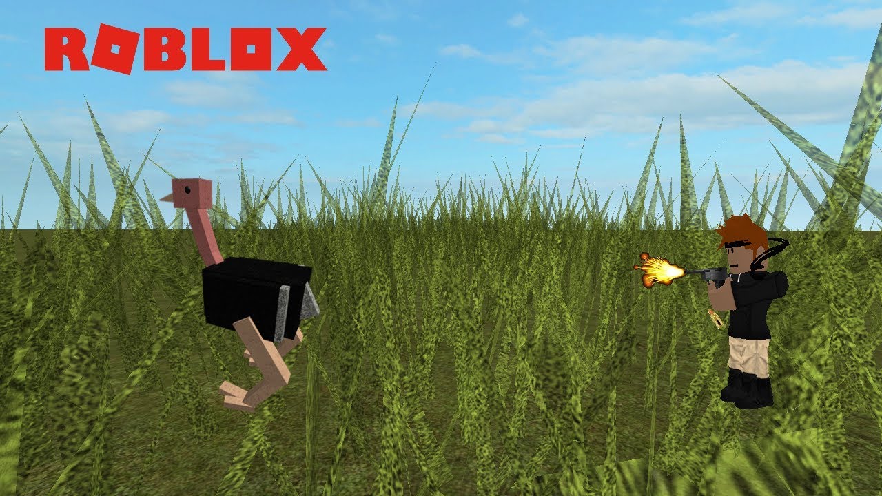 Hunting Ostriches in ROBLOX | ROBLOX Zoo Tycoon (PART 2) - YouTube