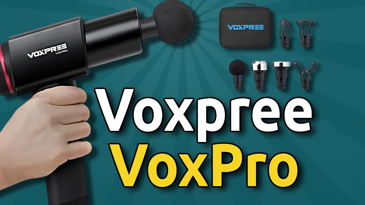 Voxpree VoxPro Massage Gun - Strong & Quiet! - YouTube
