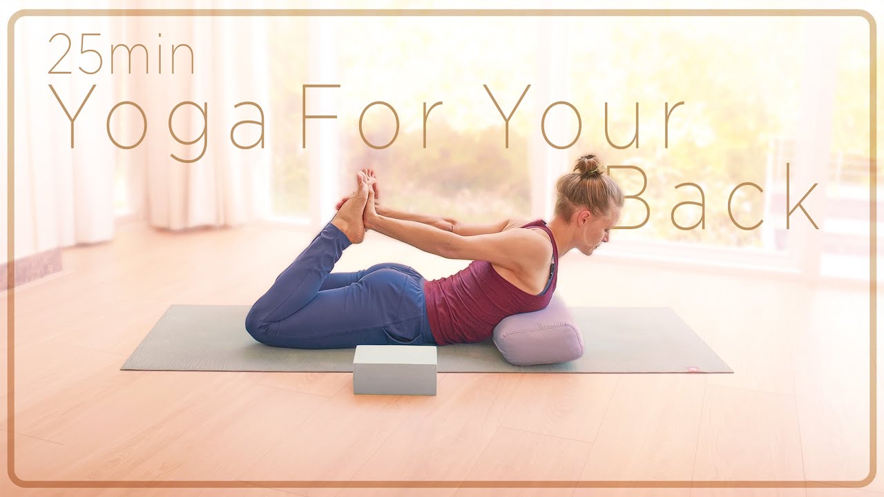 25 minute Yoga Practice to Counter Sitting with Backbends - YouTube