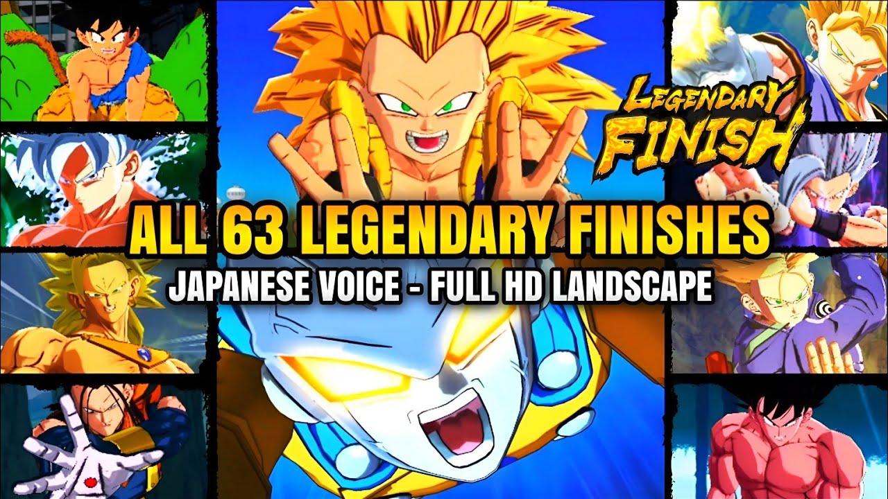 DRAGON BALL LEGENDS: ALL LEGENDS LIMITED - LEGENDARY FINISHES | HD ...